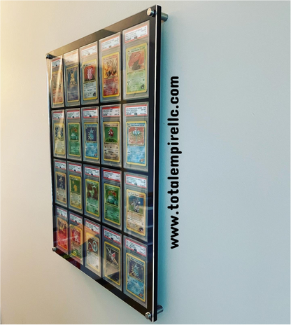 PSA Card Display Case Wall Mount 20 Slots – Total Empire LLC